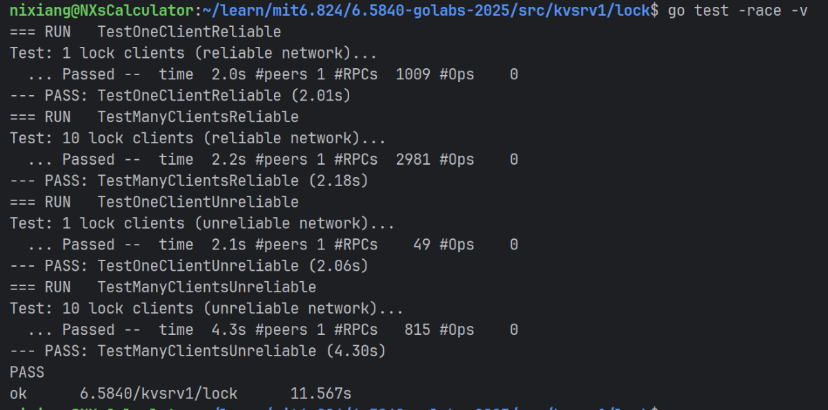 MIT 6.824 学习记录：Key/Value Server Lab 学习与实践 - NX 的个人主页